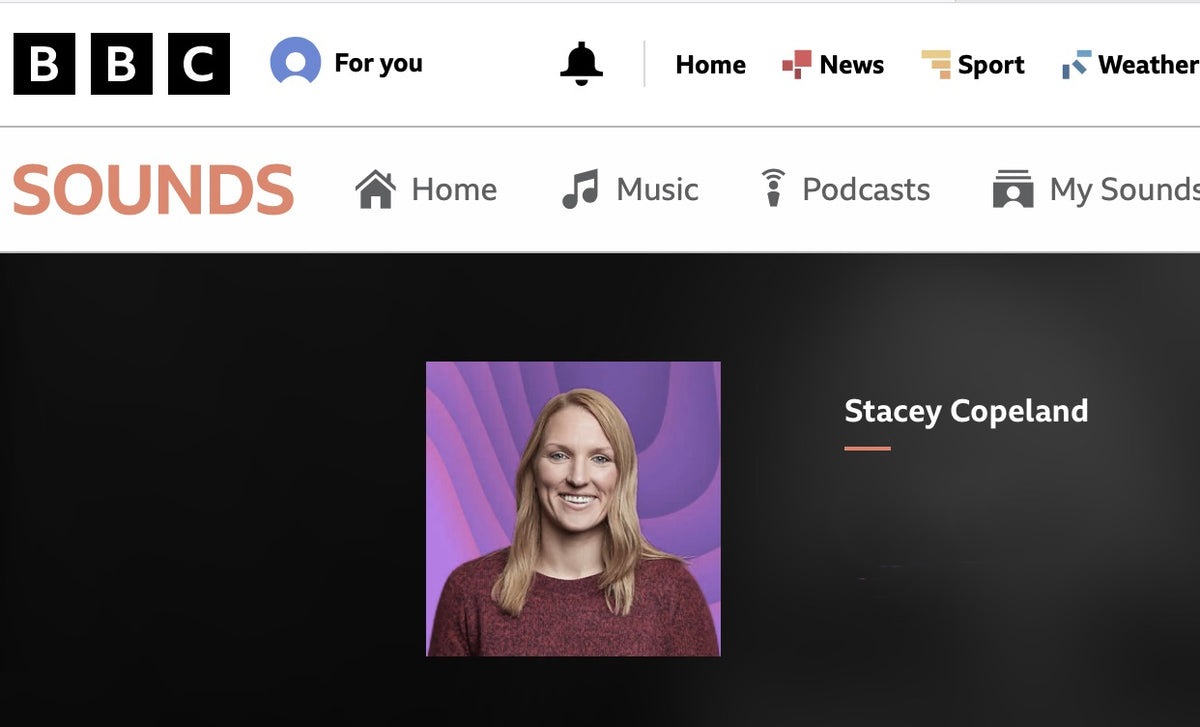 Stacey Copeland sits in for Simone Riley on BBC Radio Manchester – The ...